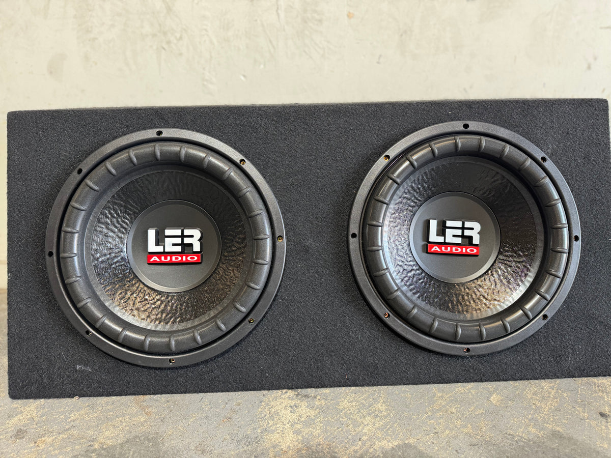 COMBO-LER Audio Double ER-1200 (1800x2=3600 Watt) Subwoofer with Box a